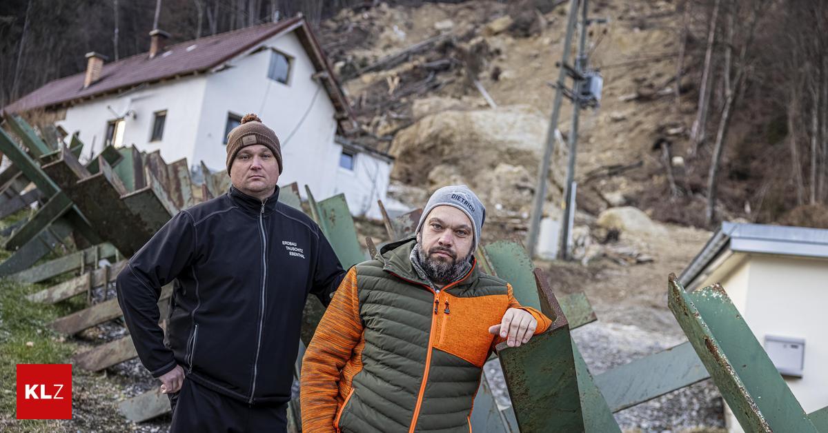 Goritschach: Nach Hangrutsch noch immer evakuiert: „Der Kleine fragt, wann wir wieder rauf dürfen“